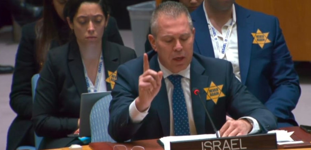 Gilad Erdan au Conseil de sécurité de l'ONU : « Les attaques des ...